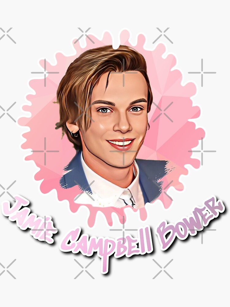 "Jamie Campbell Bower" Sticker for Sale by Vlaki | Redbubble