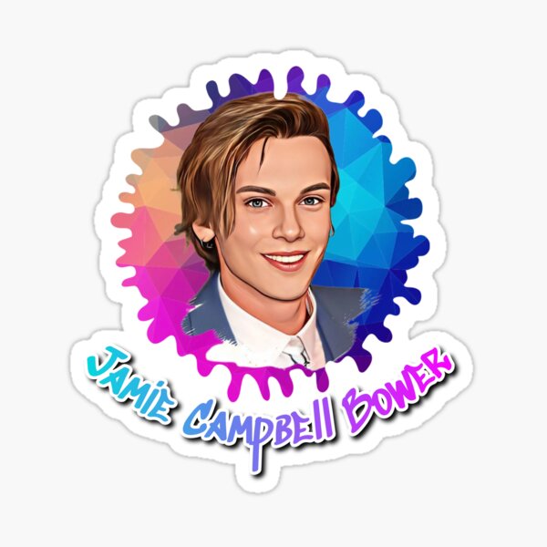 "Jamie Campbell Bower" Sticker for Sale by Vlaki | Redbubble