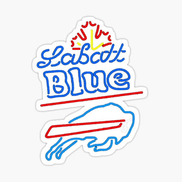 "Creative - Labatt Blue Design" Sticker for Sale by samerfaa | Redbubble