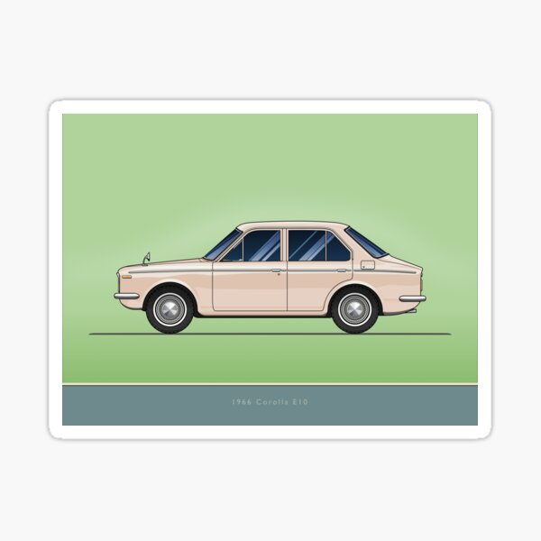 "Corolla E10" Sticker for Sale by anuaramir | Redbubble