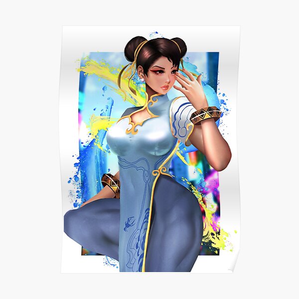 "Chun-Li Street Fighter 6" Poster for Sale by kittymiya | Redbubble