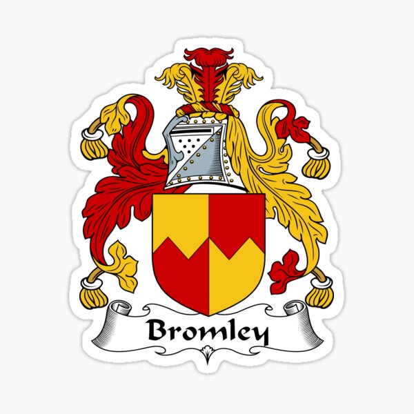 "Bromley " Sticker for Sale by HaroldHeraldry | Redbubble