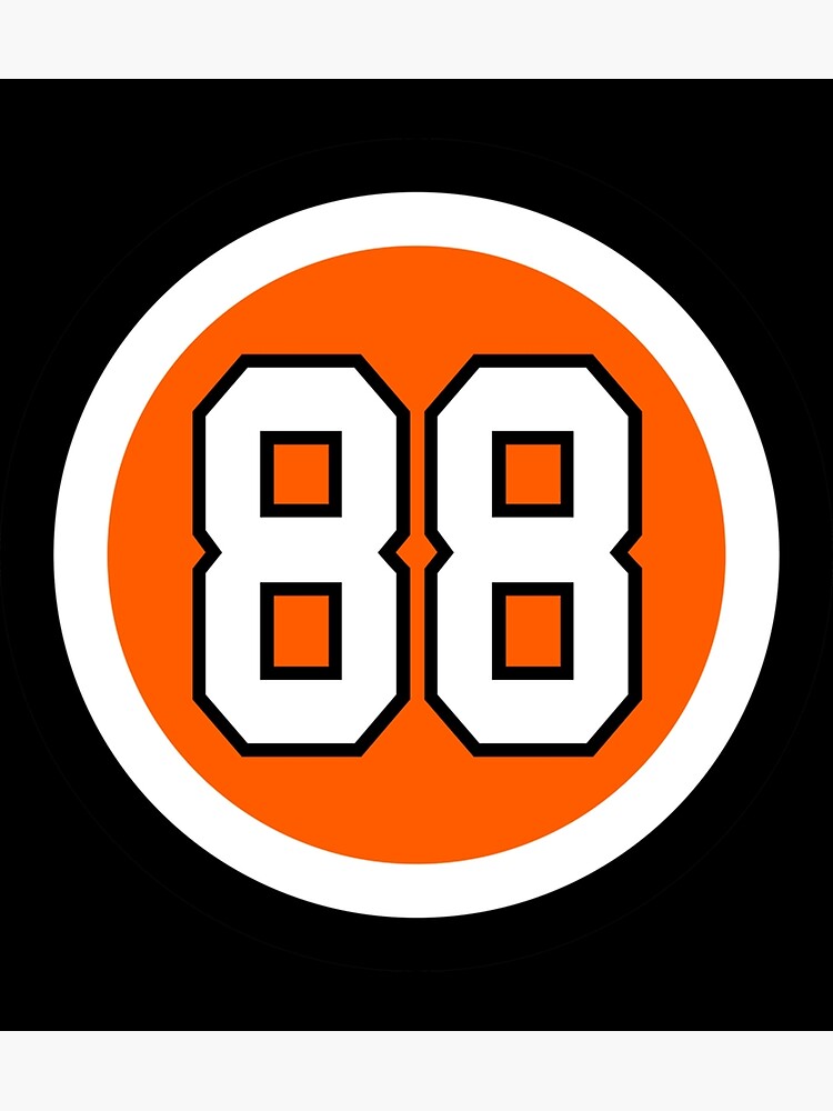 "Eric Lindros Number 88 Jersey Philadelphia Flyers Inspired Sticker ...