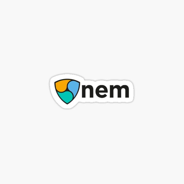 " Logo Nem" Sticker for Sale by cryptfashion | Redbubble