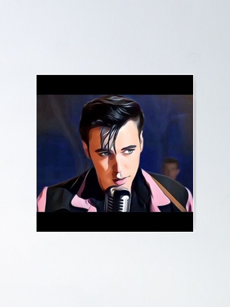"Austin Butler, Elvis - Elvis Art" Poster for Sale by Dragons23 | Redbubble