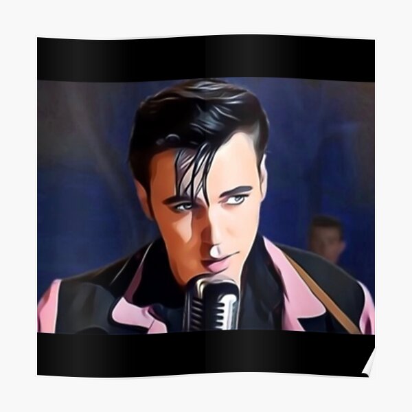 "Austin Butler, Elvis - Elvis Art" Poster for Sale by Dragons23 | Redbubble
