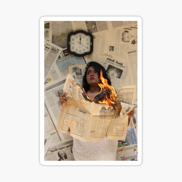 "fire girl" Sticker for Sale by ChakrasGallery | Redbubble