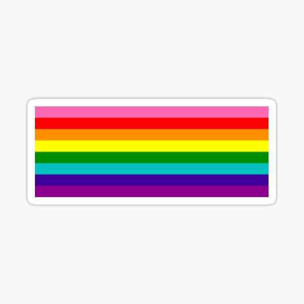 "Rainbow Pride LGBTQI+" Sticker for Sale by moztheatre | Redbubble