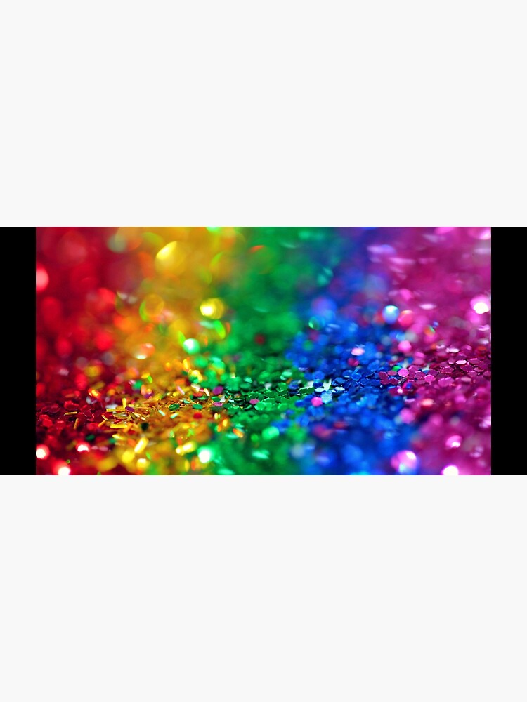 "Rainbow Glitter Sparkles" Poster for Sale by moztheatre | Redbubble