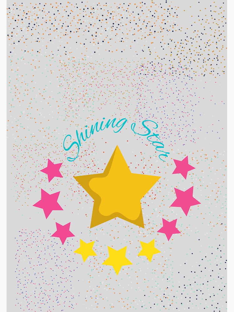 "shining star" Sticker for Sale by dany12382 | Redbubble