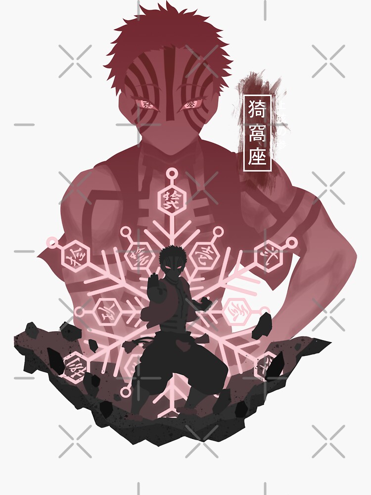 "Akaza" Sticker for Sale by amrisapiens | Redbubble