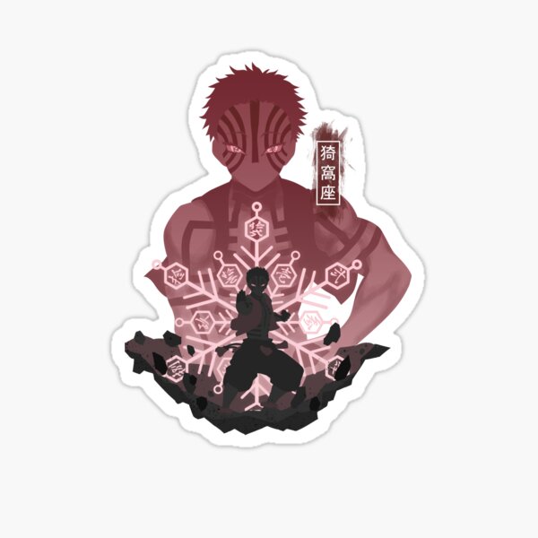 "Akaza" Sticker for Sale by amrisapiens | Redbubble