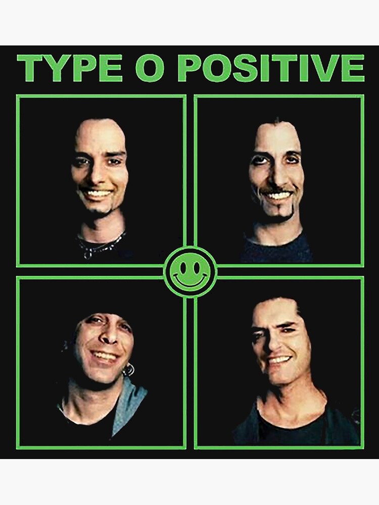 "Type o negative" Poster for Sale by cclyburnk6 | Redbubble