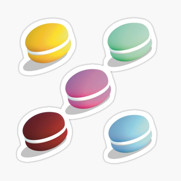 "Macaron" Sticker for Sale by MattDigit | Redbubble