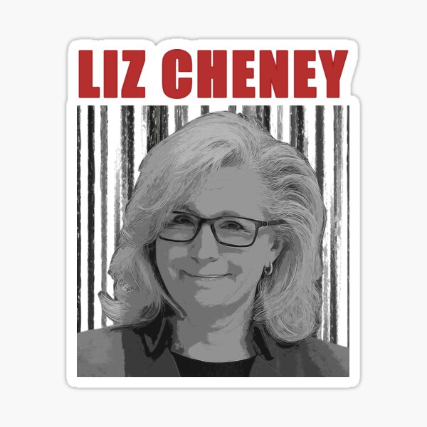 "Liz Cheney" Sticker for Sale by Lorigough | Redbubble