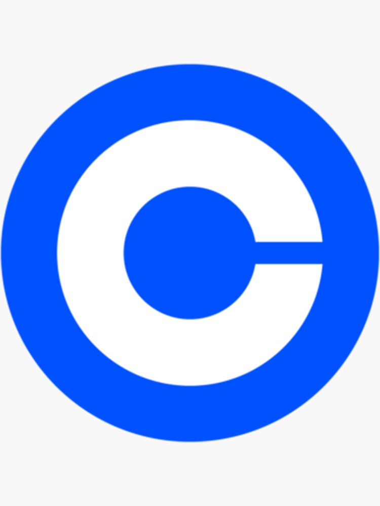 "Coinbase" Sticker for Sale by inona87 | Redbubble