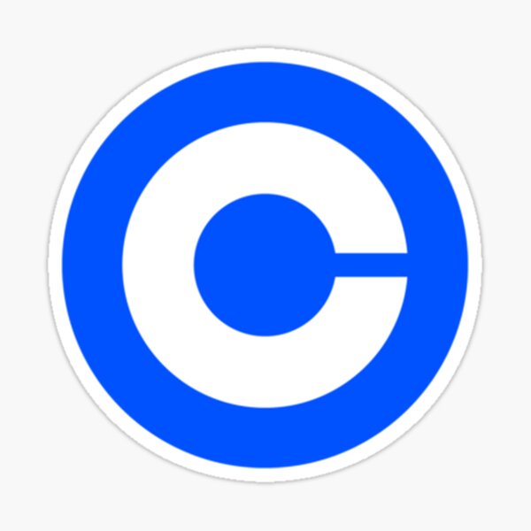 "Coinbase" Sticker for Sale by inona87 | Redbubble