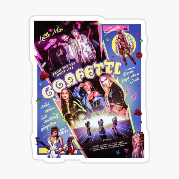 "Confettis Little Mix " Sticker for Sale by AzariaClitusa | Redbubble