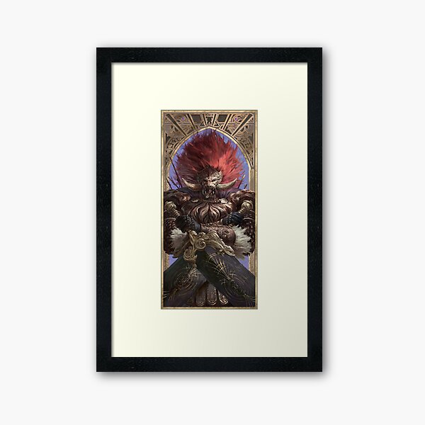 "Elden Ring General Radahn, Conqueror Of The Stars" Framed Art ...