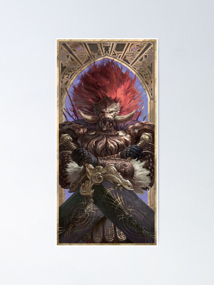 "Elden Ring General Radahn, Conqueror Of The Stars" Poster by FraganT ...