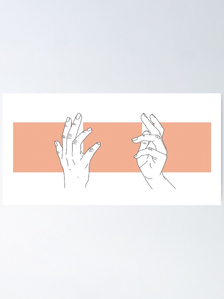 "Hand Drawing" Poster for Sale by ymmhsbab | Redbubble
