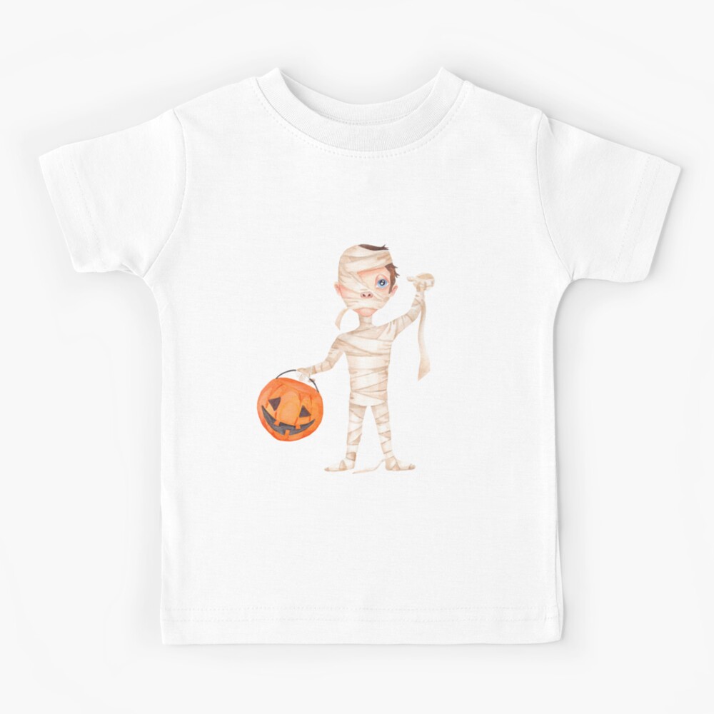 Camiseta para niños «Lindo personaje de monstruo de momia de dibujos ... Camiseta para niños «Lindo personaje de monstruo de momia de dibujos ...