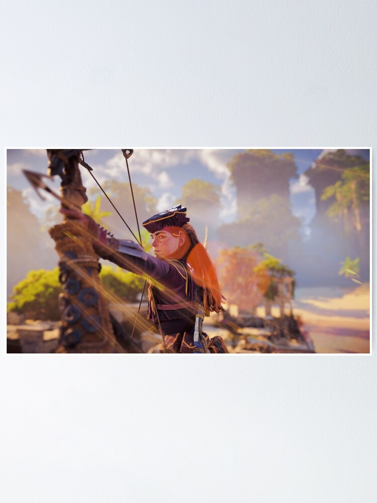 "Horizon Aloy Go The Distance" Poster for Sale by StylizedNerd | Redbubble