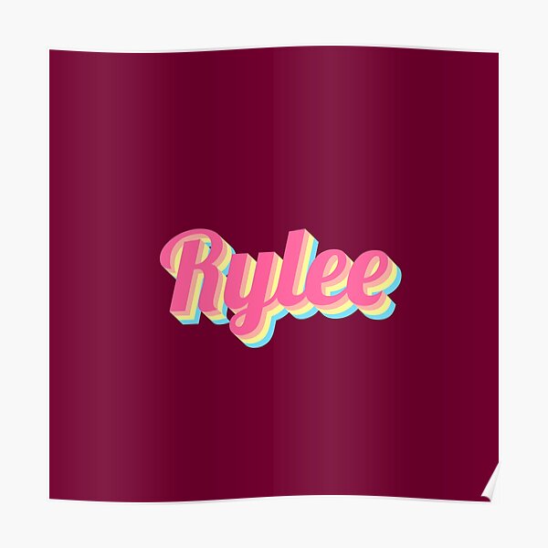 "Rylee Sweet Baby Name" Poster for Sale by ArtoMino | Redbubble
