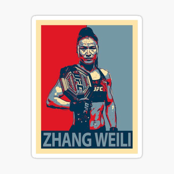 "Zhang Weili" Sticker for Sale by CamillaDesign | Redbubble