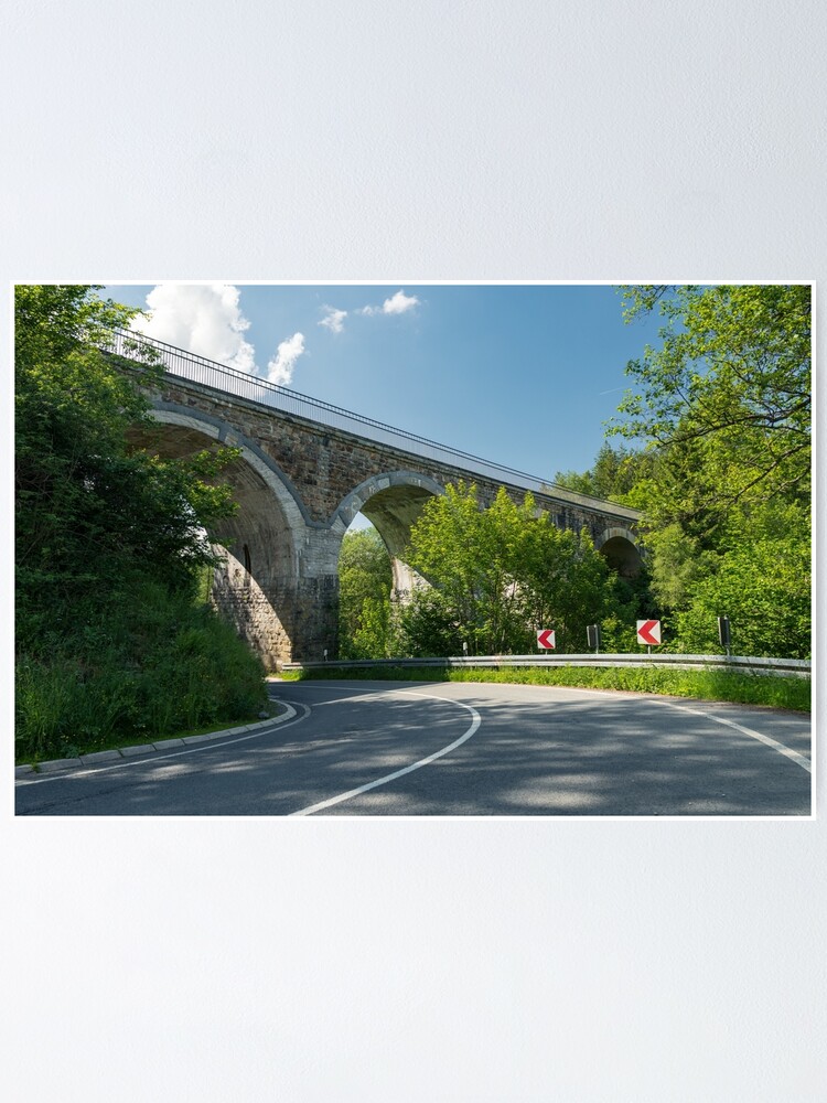 "Reichenstein Viaduct Vennbahn Bridge" Poster for Sale by xP42 | Redbubble