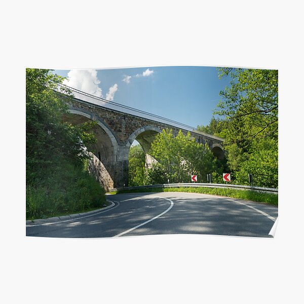 "Reichenstein Viaduct Vennbahn Bridge" Poster for Sale by xP42 | Redbubble