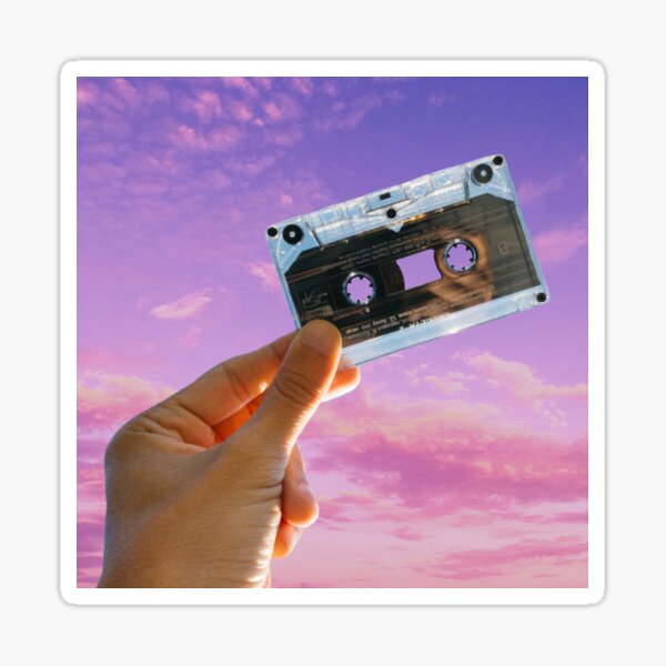 "Cute aesthetic music mixtape collage " Sticker for Sale by Holly-berry ...