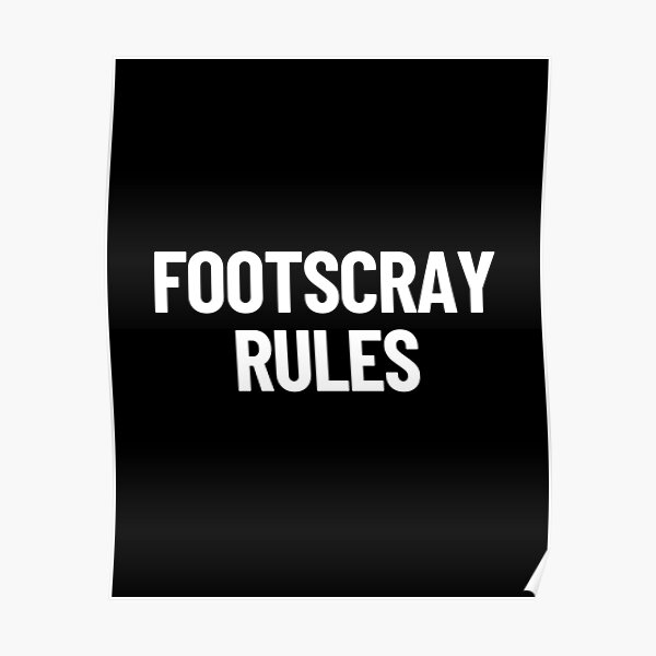 Footscray Rules Victoria Australia Capital City Poster For Sale By footscray-rules-victoria-australia-capital-city-poster-for-sale-by