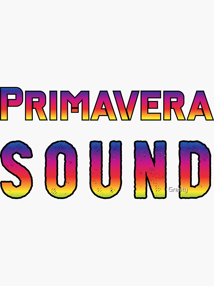 "Original Primavera Sound " Sticker for Sale by girlslovers | Redbubble