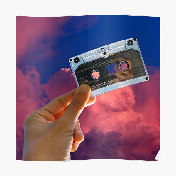 "Cute aesthetic music mixtape collage " Poster for Sale by Holly-berry ...