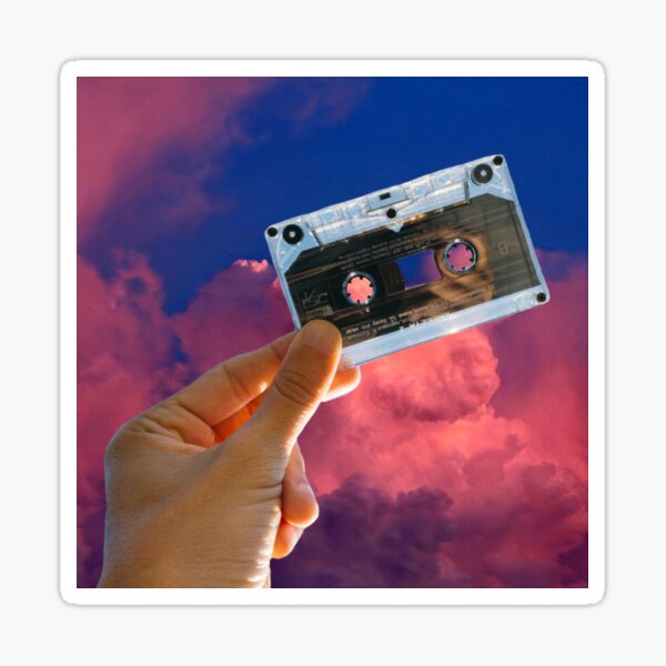 "Cute aesthetic music mixtape collage " Sticker for Sale by Holly-berry ...