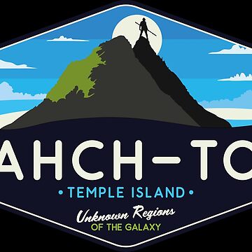 "Ahch-To - Temple Island" Sticker for Sale by magrodanny | Redbubble