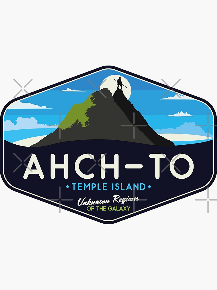 "Ahch-To - Temple Island" Sticker for Sale by magrodanny | Redbubble