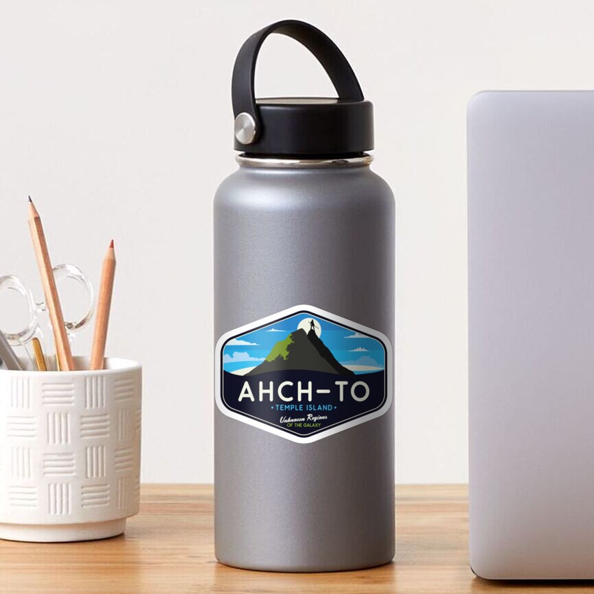 "Ahch-To - Temple Island" Sticker for Sale by magrodanny | Redbubble
