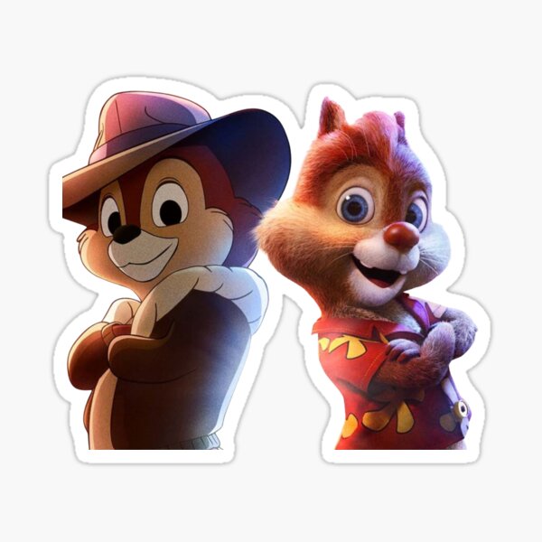 "chip 'n dale rescue rangers" Sticker for Sale by kakaviche | Redbubble