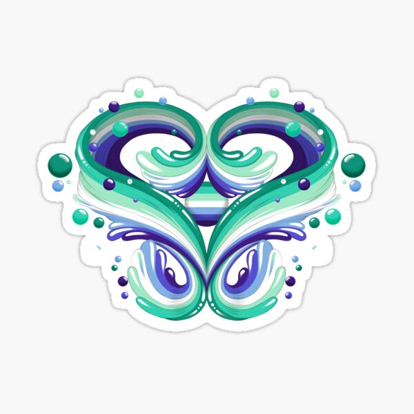 "MLM Heart" Sticker for Sale by RefinedDoodles | Redbubble
