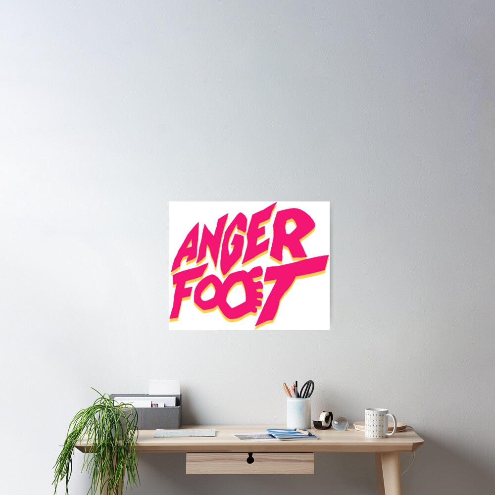 "Anger Foot Steam Logo" Poster for Sale by CloutDesigner | Redbubble