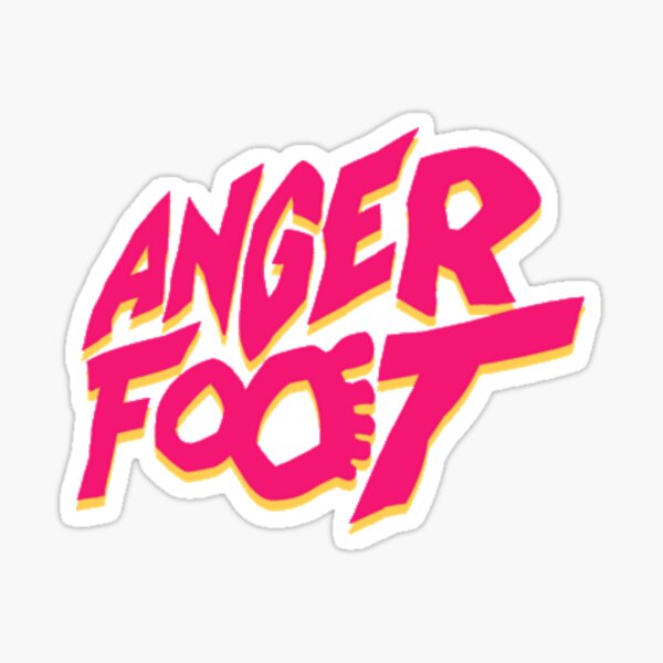 "Anger Foot Steam Logo" Sticker for Sale by CloutDesigner | Redbubble