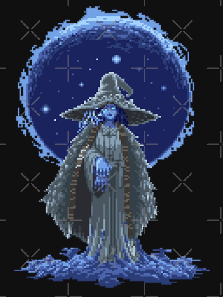 "Elden Ring Ranni Pixel Art" T-shirt for Sale by Kiske-Design ...