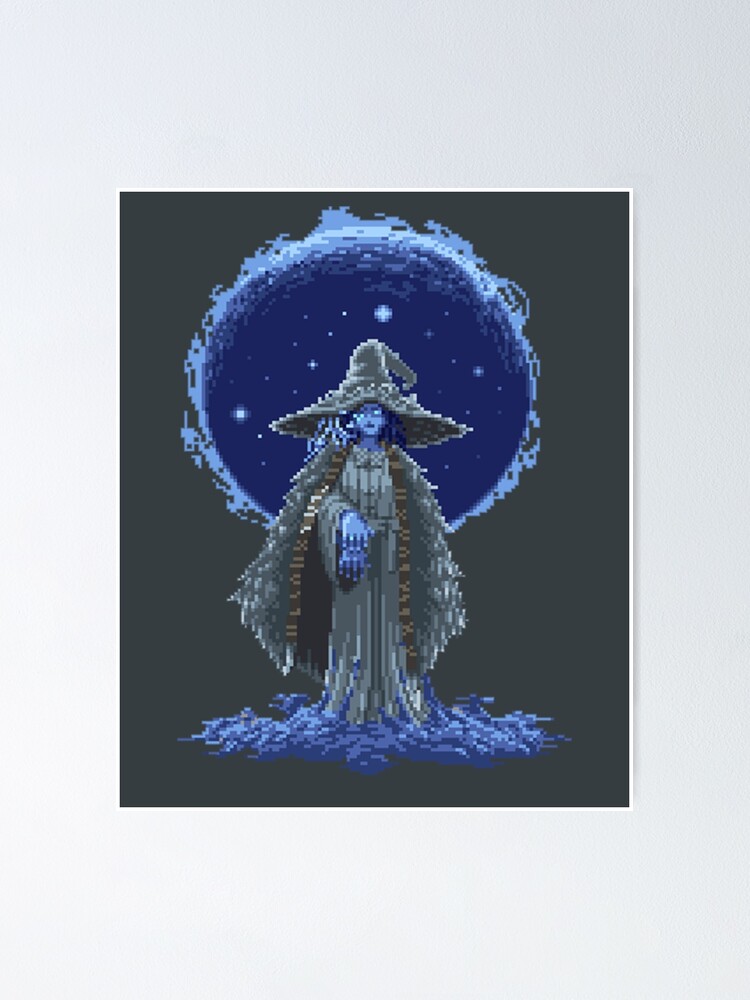 "Elden Ring Ranni Pixel Art" Poster for Sale by Kiske-Design | Redbubble