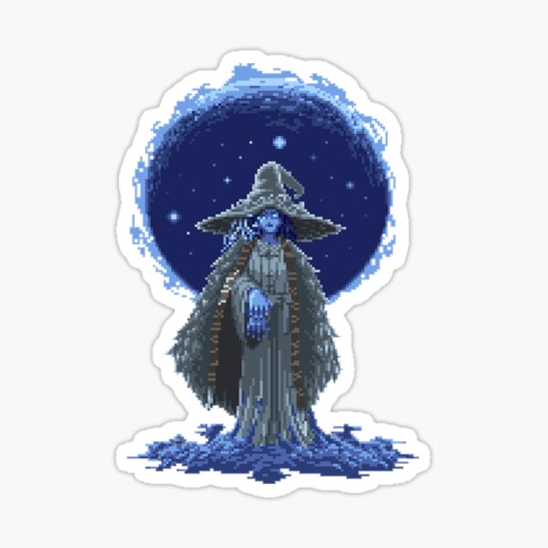 "Elden Ring Ranni Pixel Art" Sticker for Sale by Kiske-Design | Redbubble