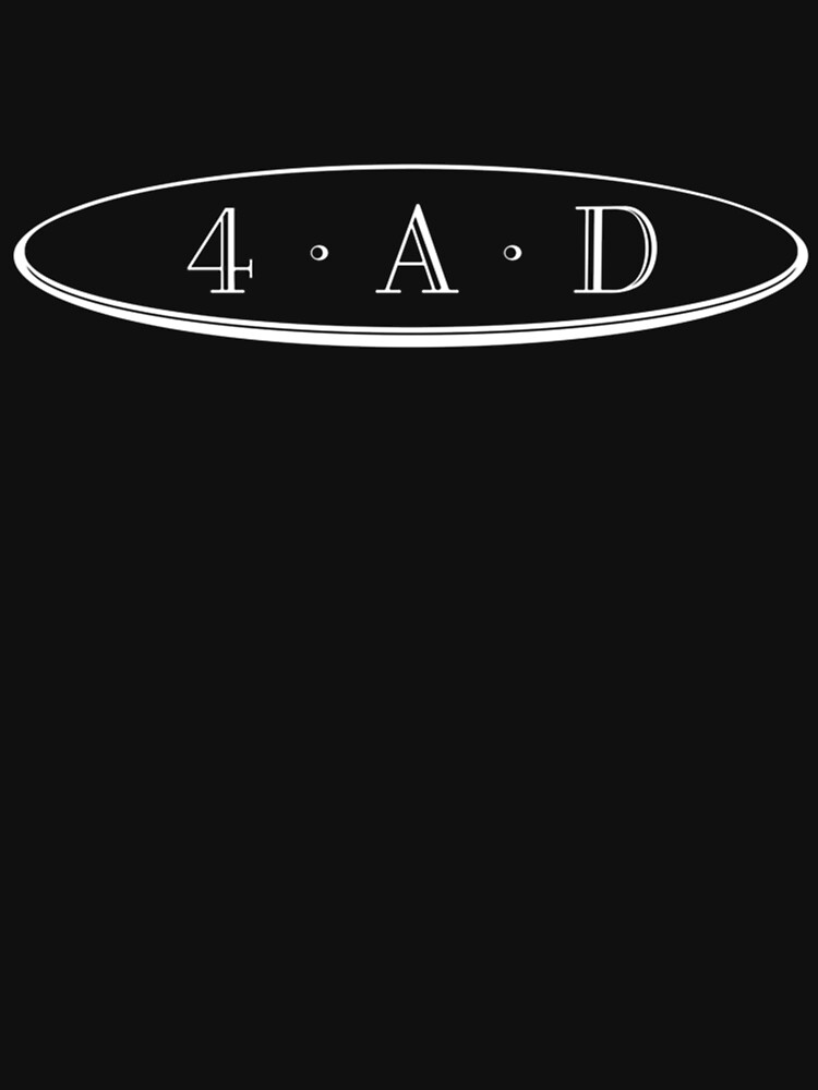 "4AD Logo " T-shirt for Sale by MavesDesign1 | Redbubble | music t ...