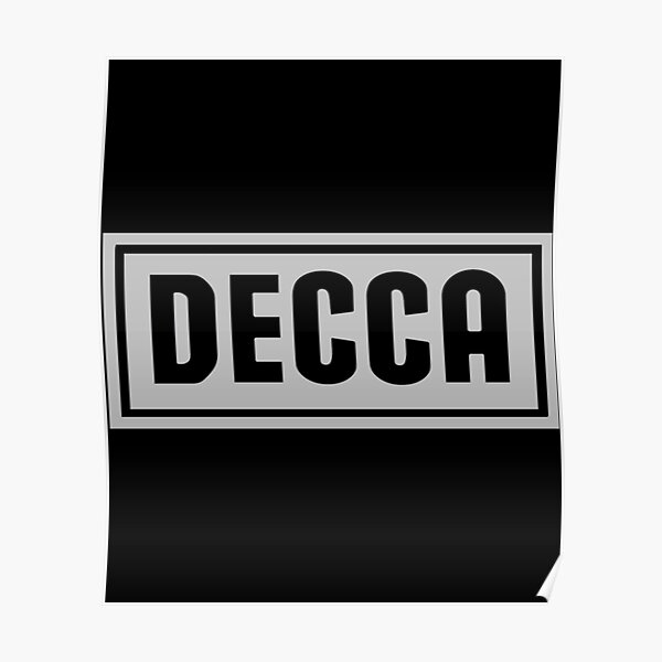 "Decca Record Label " Poster for Sale by MavesDesign1 | Redbubble