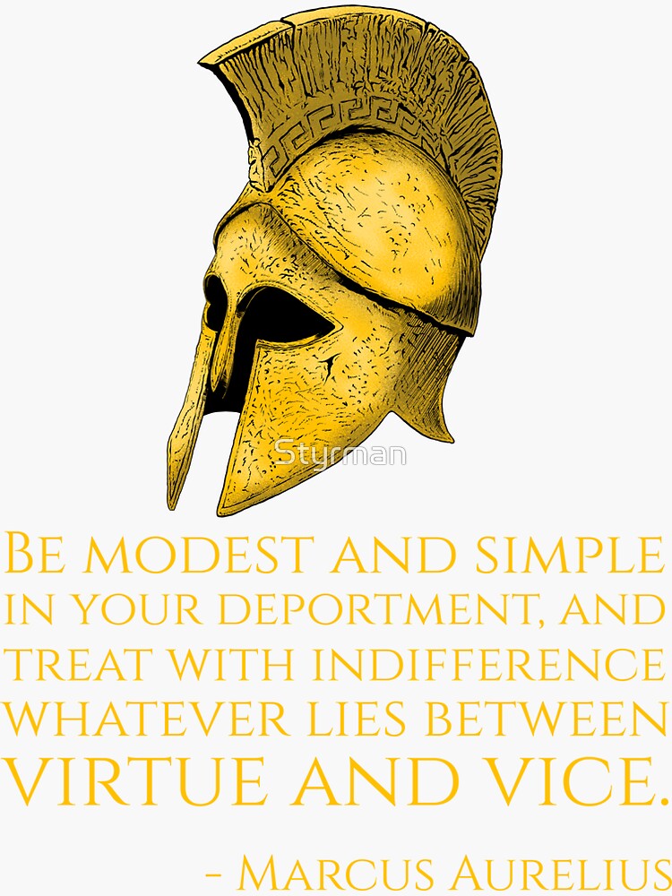 "Be modest and simple in your deportment, and treat with indifference ...