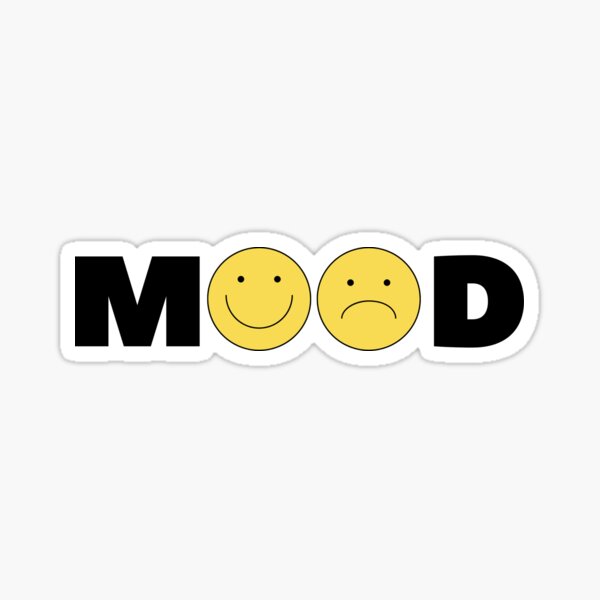 "mood template" Sticker for Sale by nileprof | Redbubble